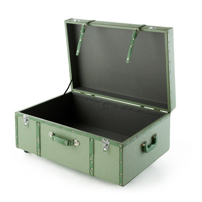 DormCo Texture Brand Trunk - Navy Raised | Wayfair