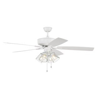 Wayfair | Medium Room White & Cream Ceiling Fans With Lights You'll ...