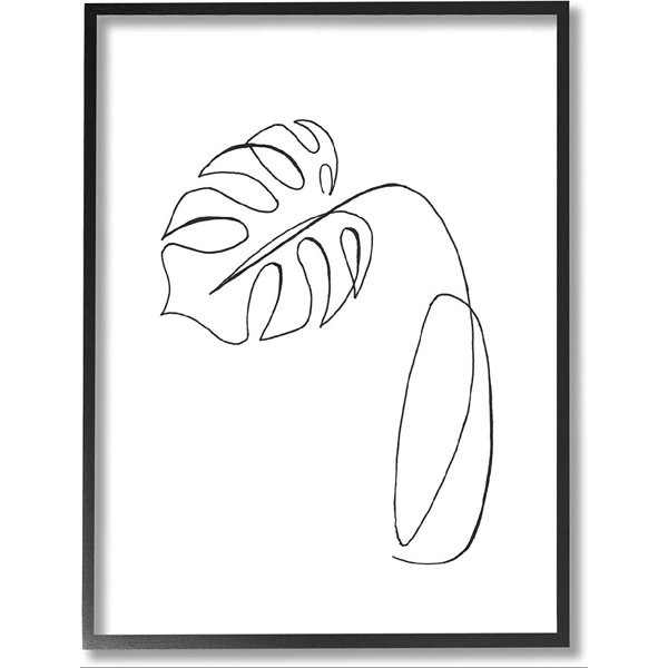 Corrigan Studio® Picture Frame Drawing Print on Canvas | Wayfair