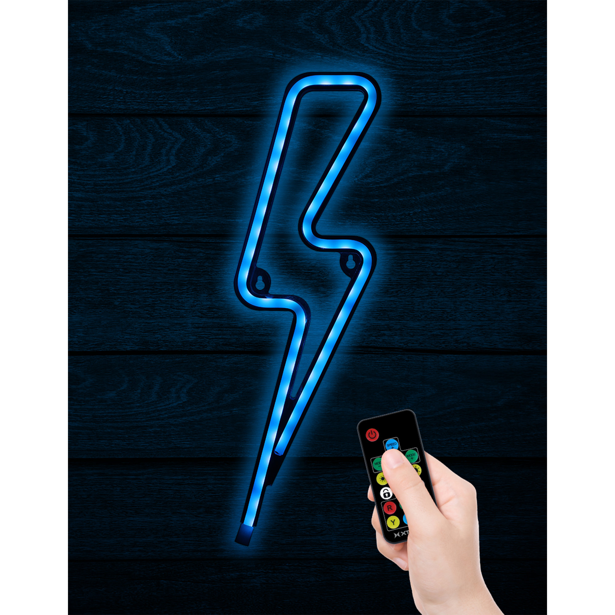 Xtreme Lightning Bolt 13" LED Sign | Wayfair
