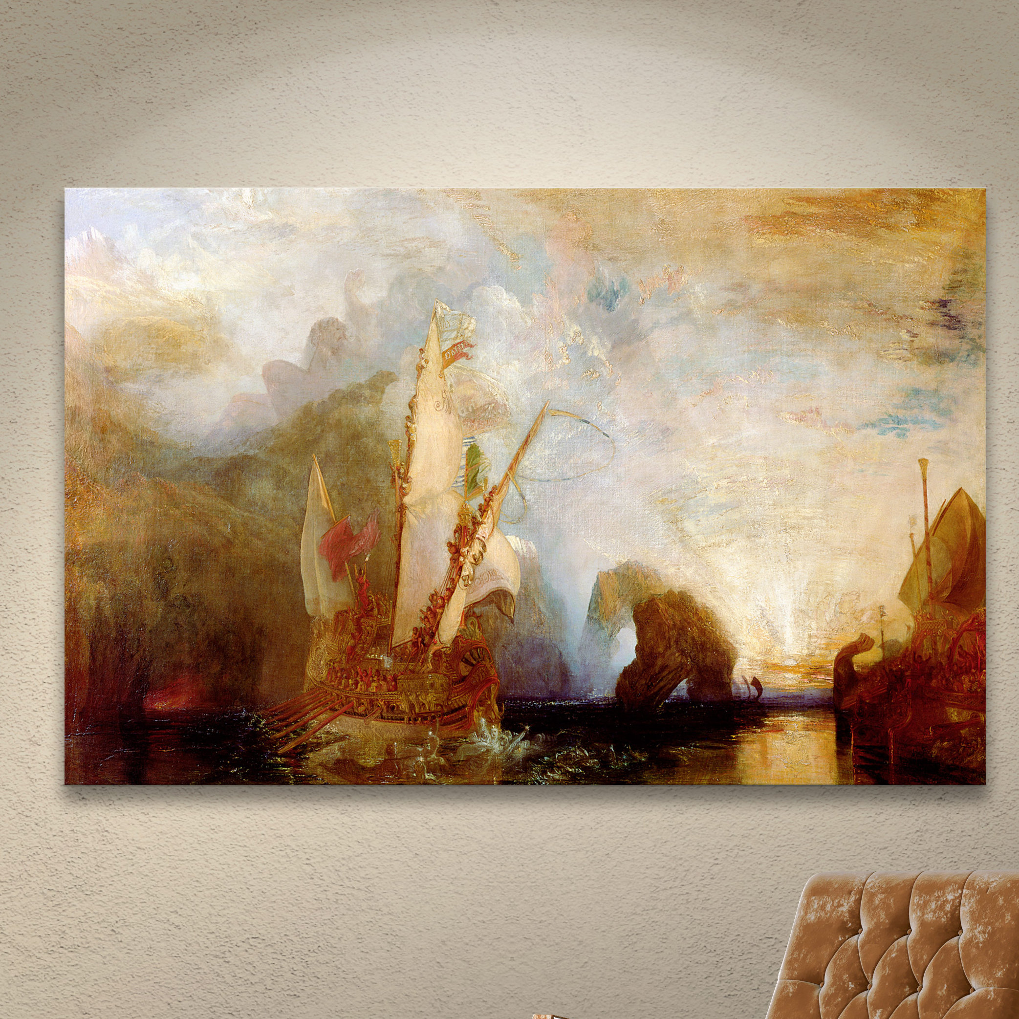 ArtWall Ulysses Deriding Polyphemus by J.M.W. Turner - Unframed Graphic ...