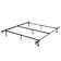 Alwyn Home Adjustable Metal Bed Frame with Center Support Rail, Support ...
