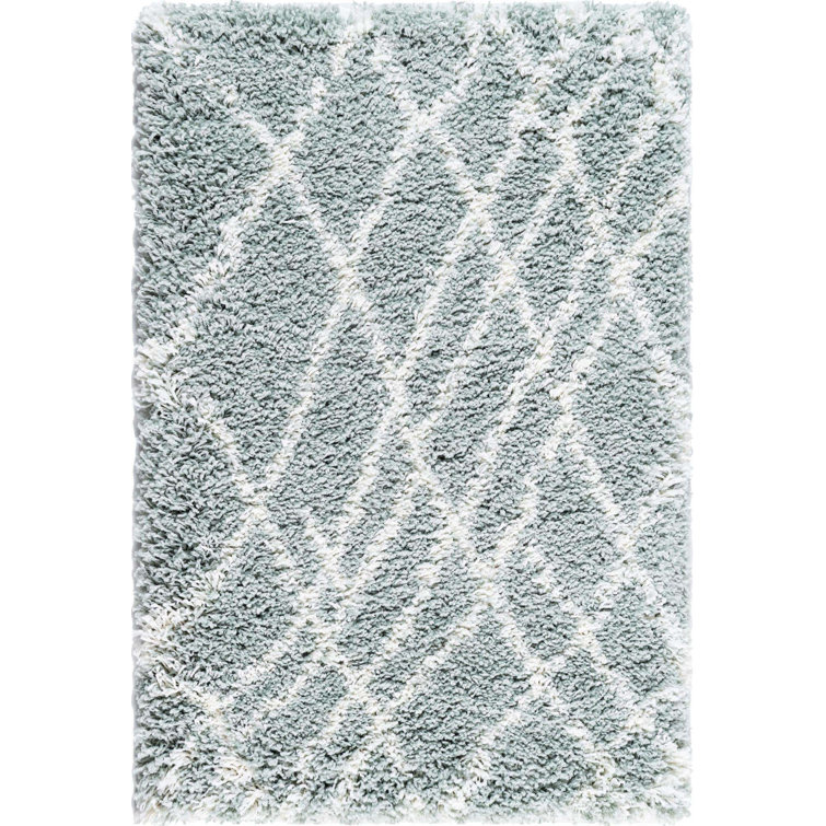 Millwood Pines Pindall Geometric Sage Green Area Rug | Wayfair