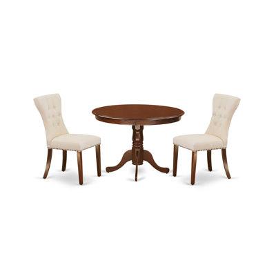 Charlton Home® Valhalla Solid Wood Dining Set | Wayfair