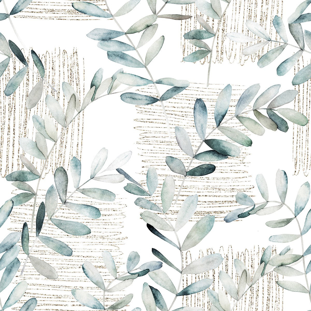 Red Barrel Studio® Watercolor Leaves Wallpaper Floral Wallpaper | Wayfair