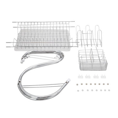Winado 2 Tier Drying Stainless Steel Disk Rack & Reviews | Wayfair