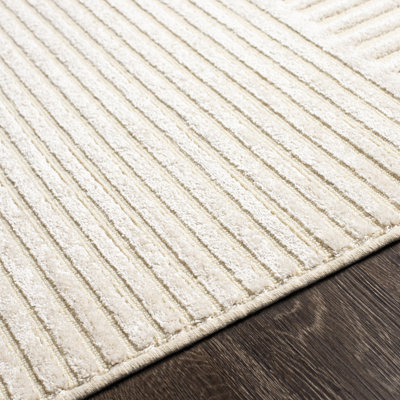AllModern Courtyard Cream Rug & Reviews | Wayfair