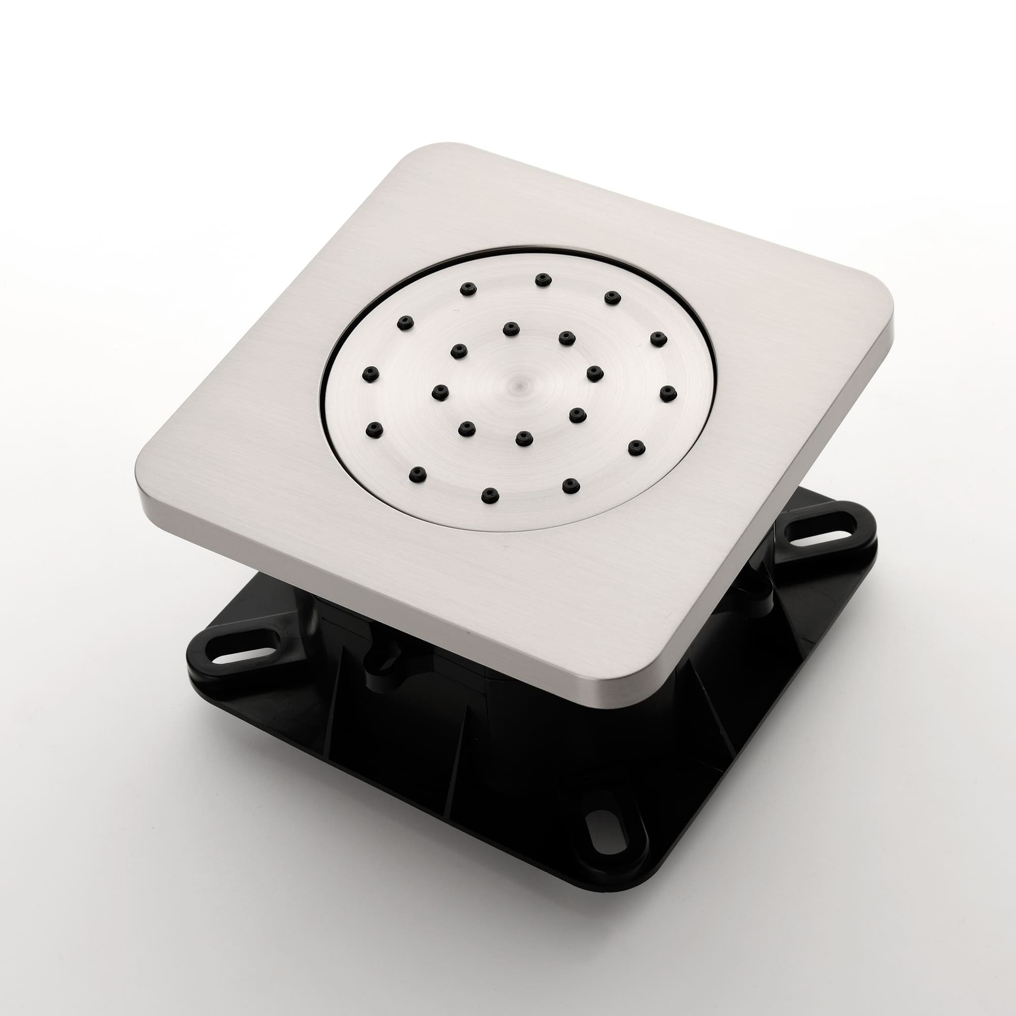 KIKO HOME 3 Pcs Shower Body Jets Wall Mounted Body Sprayer ABS Square ...