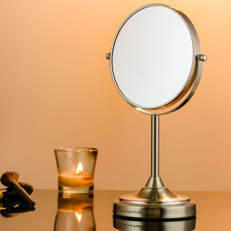 Ovente Round Metal Floor Mirror & Reviews | Wayfair