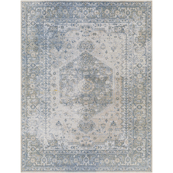 Langley Street Bemidji Performance Slate/Gray Rug & Reviews | Wayfair