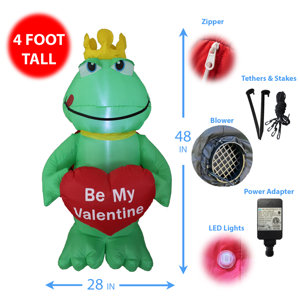 The Holiday Aisle® Inflatable Frog Prince Decoration & Reviews | Wayfair