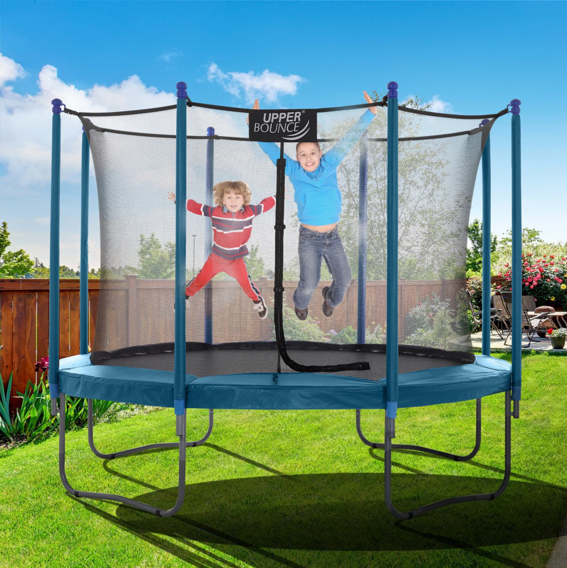 Upper Bounce Machrus Upper Bounce 15 FT Round Trampoline Set with ...