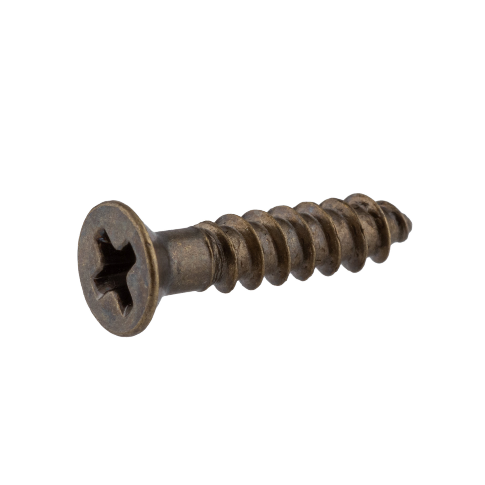 UNIQANTIQ HARDWARE SUPPLY #4 x 1/2" Antique Brass Flat Countersunk Head ...