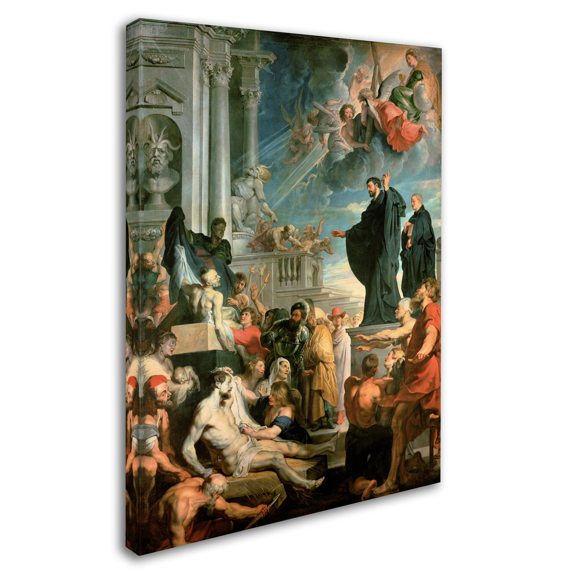 Vault W Artwork Peter Paul Rubens The Miracles Of St Francis Xavier by Peter Paul Rubens ...