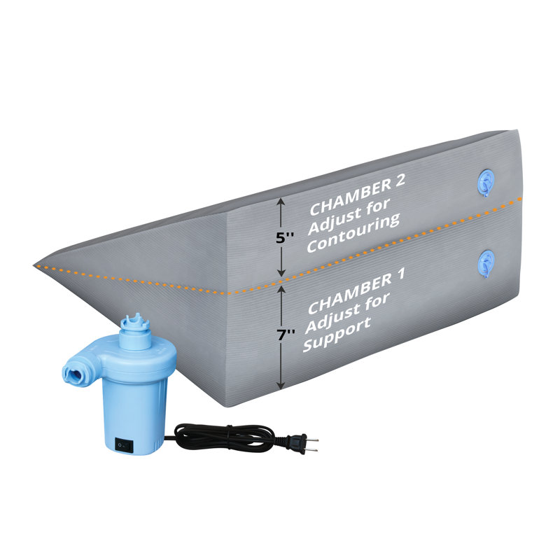 Thomasville Dual Chamber Inflatable and Adjustable Air Wedge Pillow ...