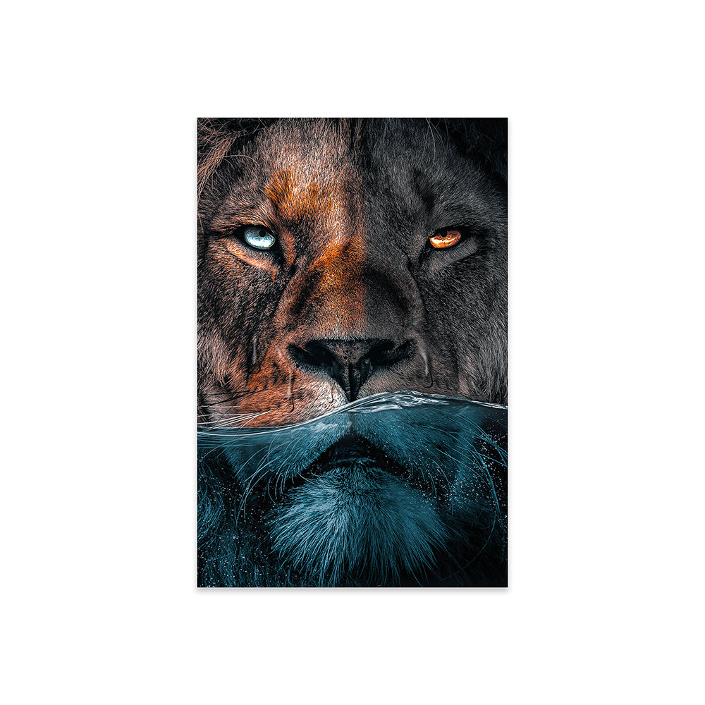 Latitude Run® Badass Lion On Plastic/Acrylic by Zenja Gammer Photograph ...