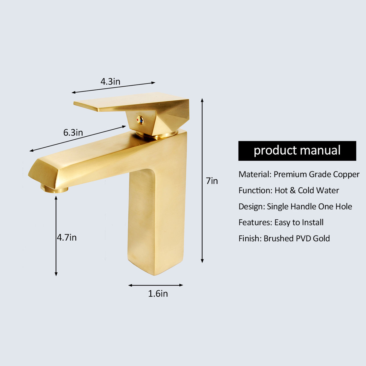 YZZY Vessel Sink Bathroom Faucet & Reviews - Wayfair Canada