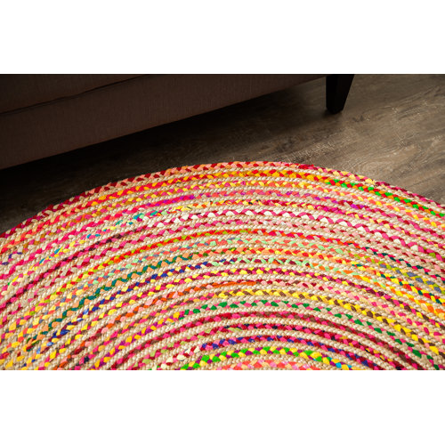 August Grove® Petrolia Handmade Yellow/Red Rug & Reviews | Wayfair