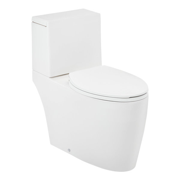 Signature Hardware Sitka 1.28 Gallons Per Minute GPF Elongated Chair ...