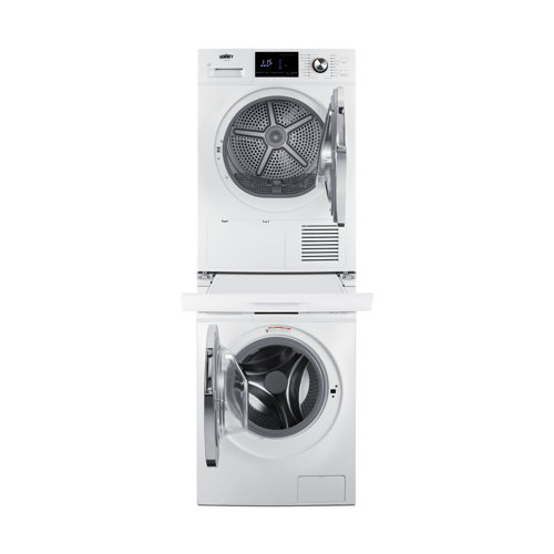 Summit Appliance Washer & Dryer Set with Stackable 2.7 Cubic Feet Front ...