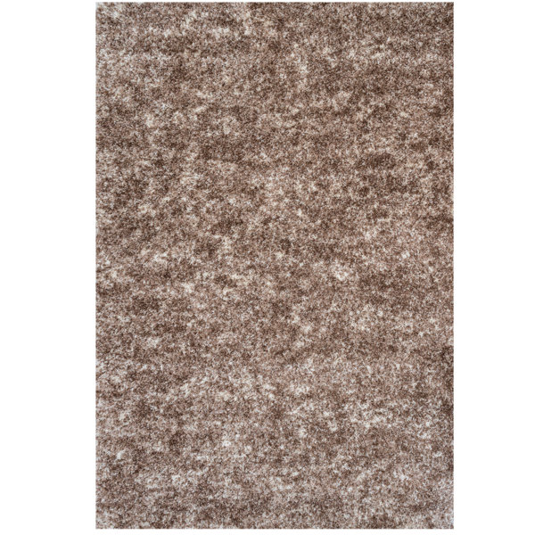 Brayden Studio Luxury Shaggy Beige Rug | Wayfair.co.uk