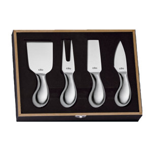 Frieling 4 -Piece Stainless Steel Cheese Serving Set & Reviews | Wayfair