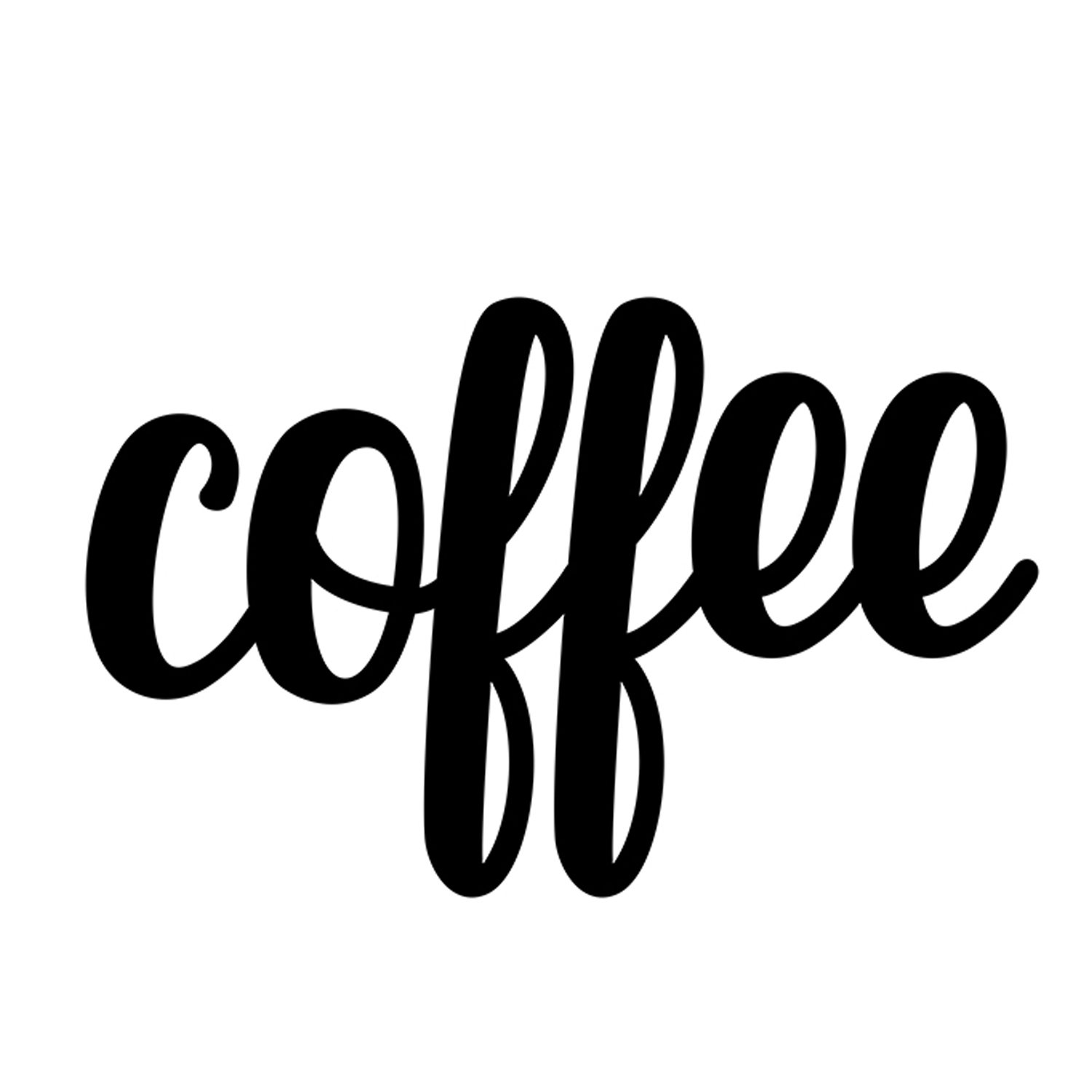 Winston Porter Colborne Simple Coffee Sign Beautiful Steel Home Wall ...