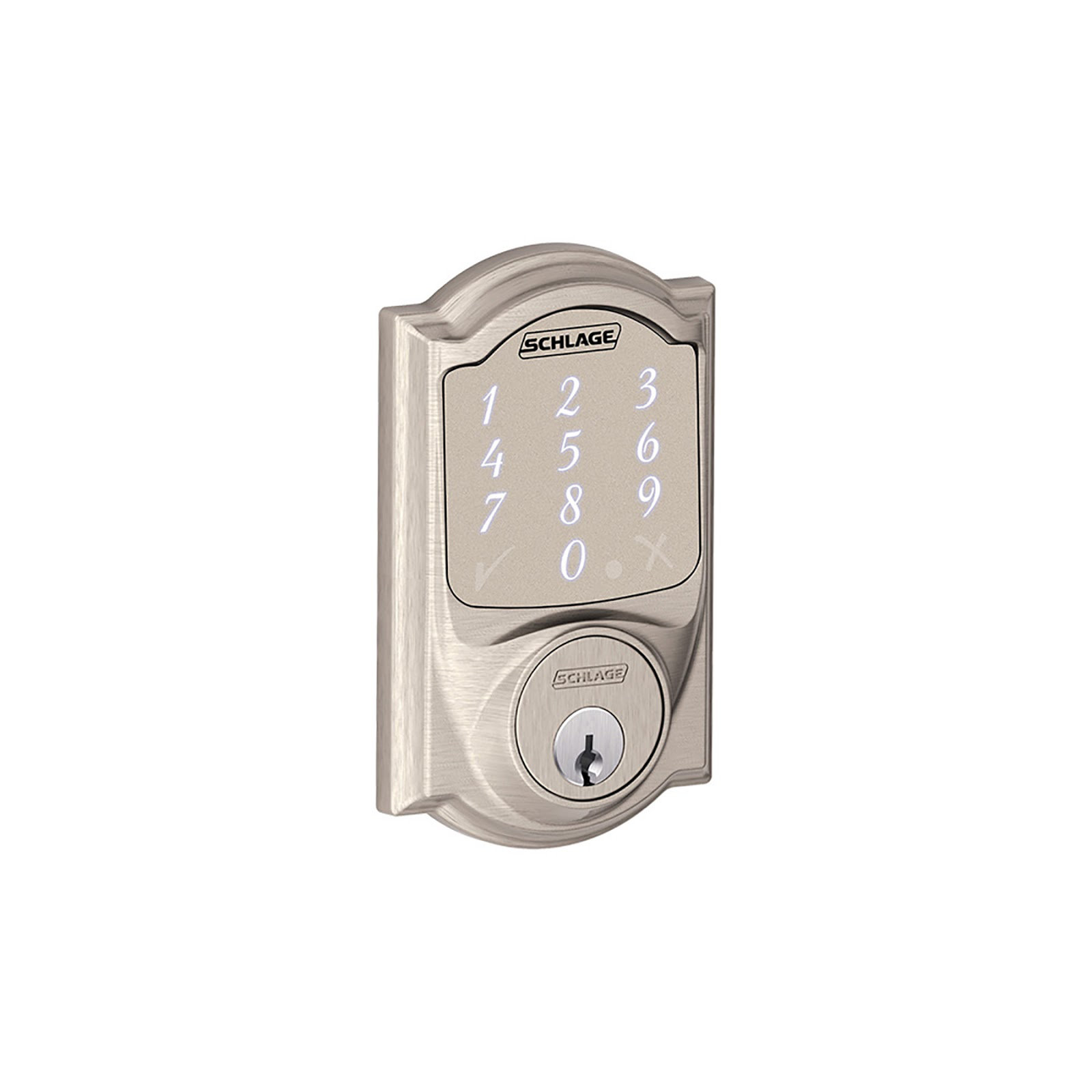 Schlage Sense Smart Deadbolt with Camelot Trim & Reviews | Wayfair