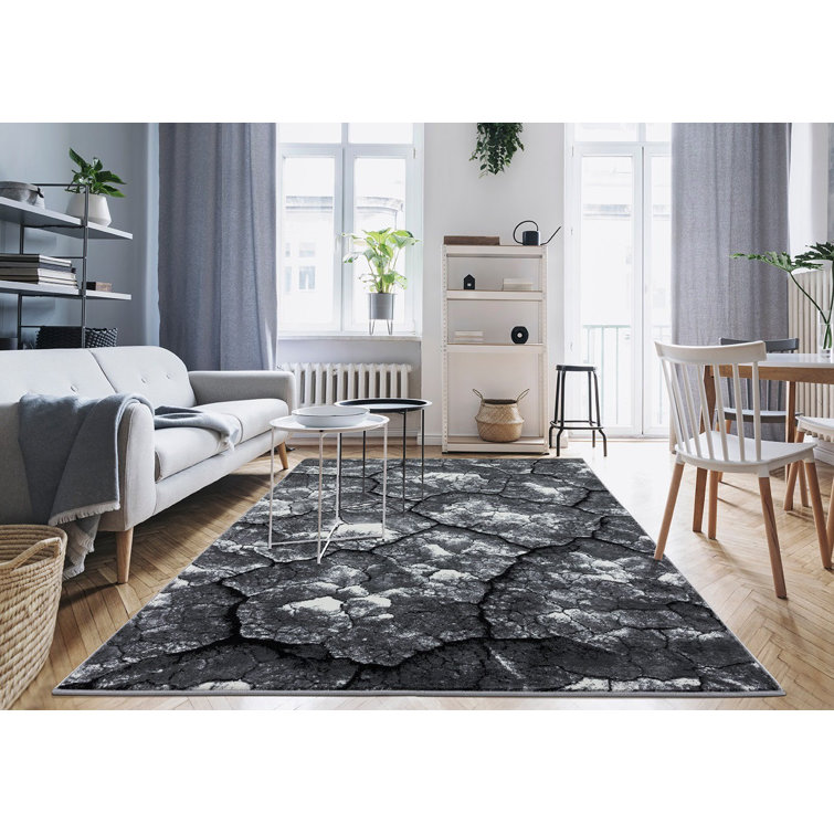 Union Rustic Galiano Flatweave Grey Rug | Wayfair.co.uk