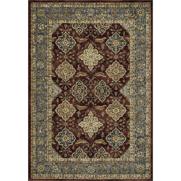 Ophelia & Co. Lowery Red/Grey Rug & Reviews | Wayfair.co.uk