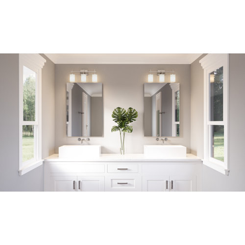 Three Posts™ 3 - Light Dimmable LED Vanity Light & Reviews | Wayfair