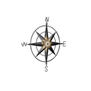 Union Rustic Elegant Compass Wall Décor & Reviews | Wayfair