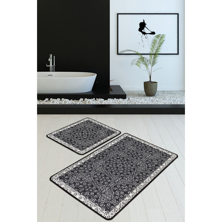Bless international 2 Piece Bath Rug Set | Wayfair