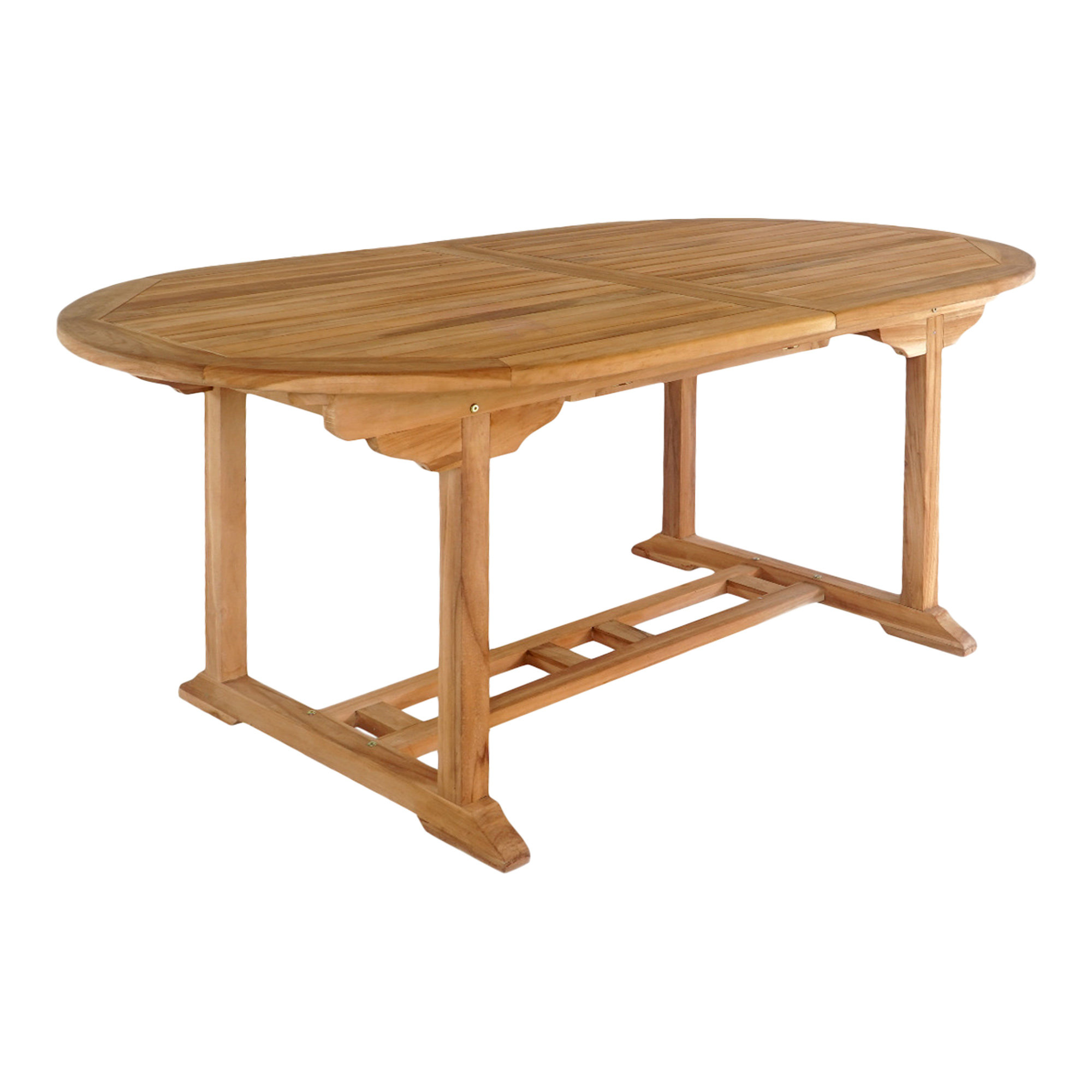 Natur Pur Huang Extendable Teak Dining Table | Wayfair.co.uk