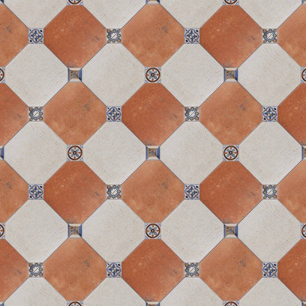 Casablanca Market Mediterranean 6" x 6" Ceramic Carthage Mosaic ...