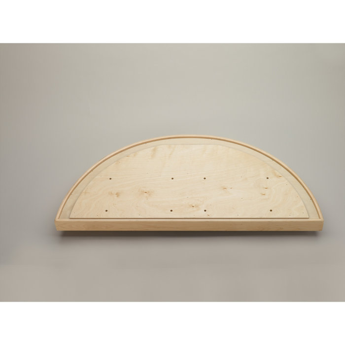 Rev-A-Shelf Natural Wood Pivot & Slide Half Moon 2-Shelf Organizer for ...