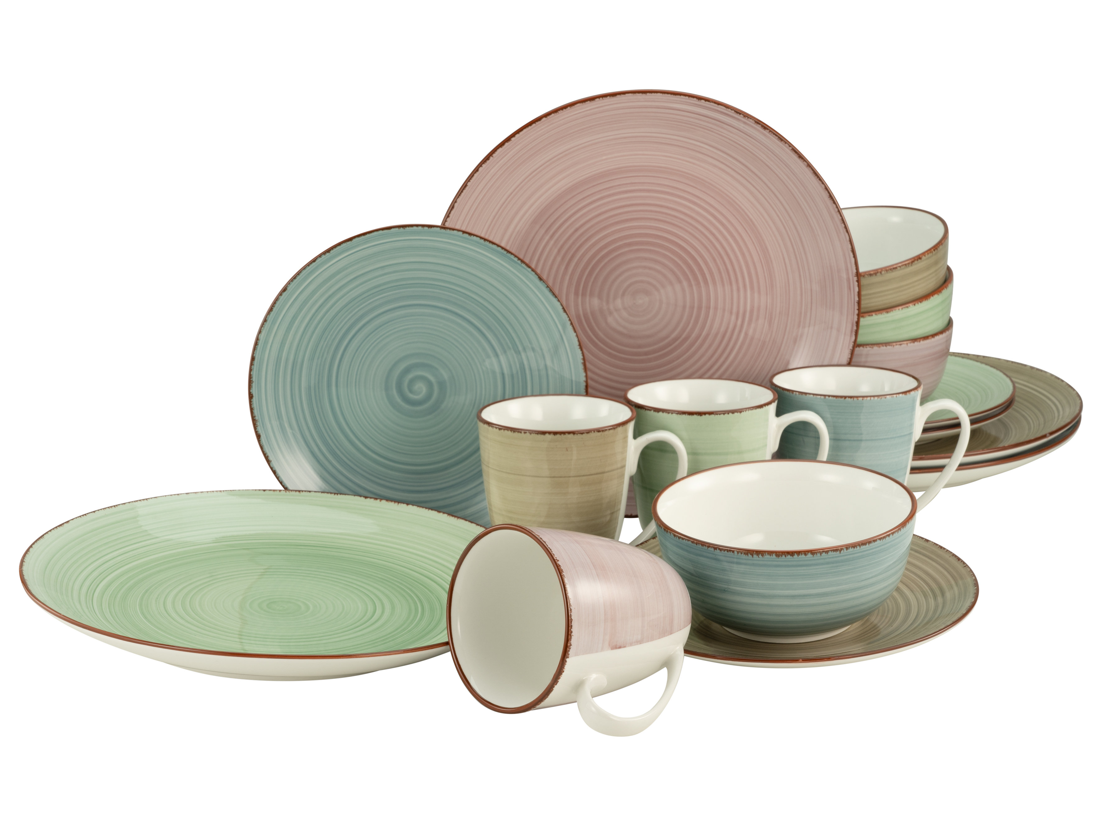 Creatable SAMBA Porcelain China Dinnerware - Set of 16 | Wayfair.co.uk