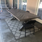 Beachcrest Home Danny Porcelain Outdoor Dining Table & Reviews | Wayfair