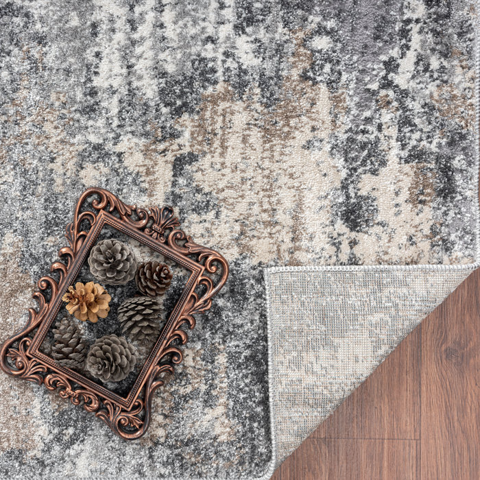 17 Stories Performance Gray Rug | Wayfair