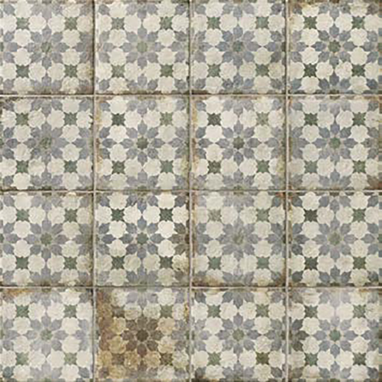 Medici & Co. Siena Antico 8.88" x 8.88" Porcelain Wall and Floor Tile ...