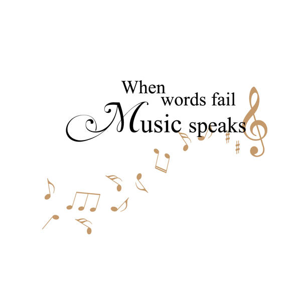 FiresideHome When Words Fail, Music Speaks Wall Decal & Reviews | Wayfair