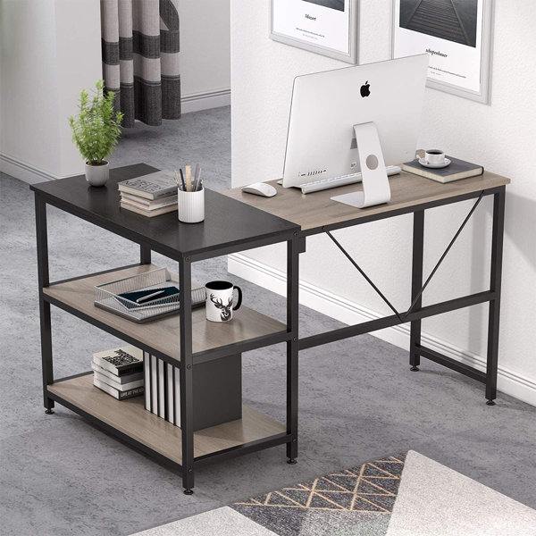 Inbox Zero 140Cm W L-Shape Writing Desk | Wayfair.co.uk