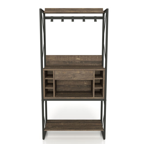 Trent Austin Design® Durrett 33.46'' Standard Baker's Rack with Wine ...