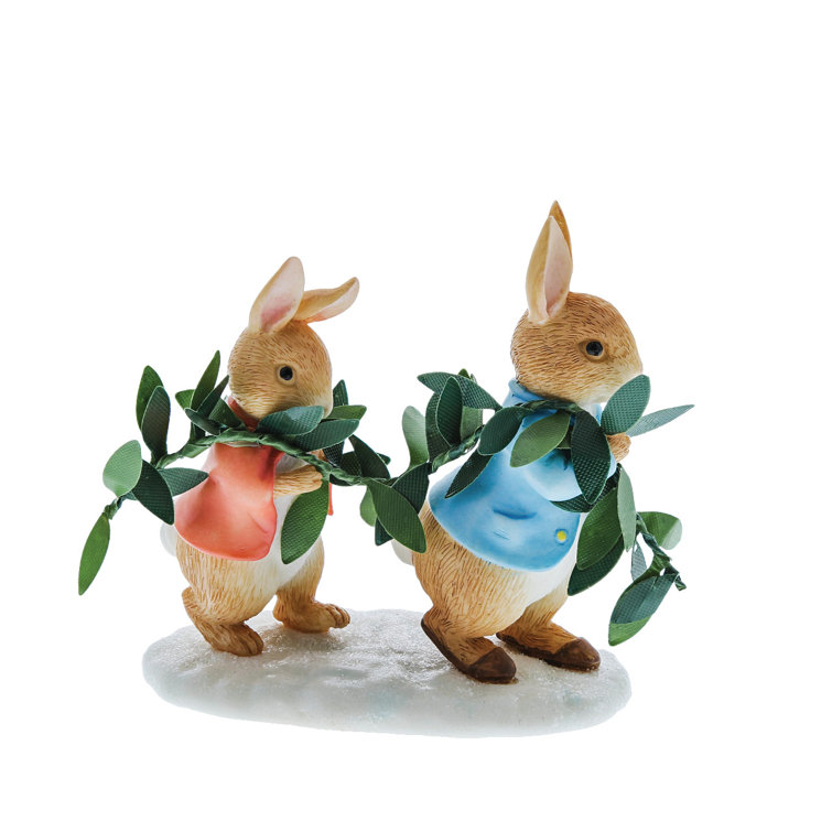Beatrix Potter Peter Rabbit and Flopsy Figurine | Wayfair.co.uk