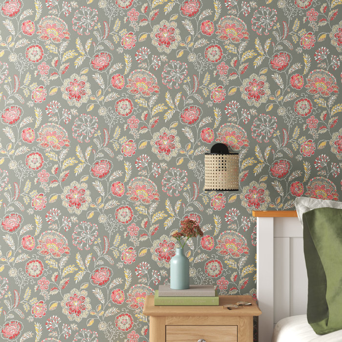 Fernleaf Katelyn Floral Wallpaper & Reviews | Wayfair.co.uk