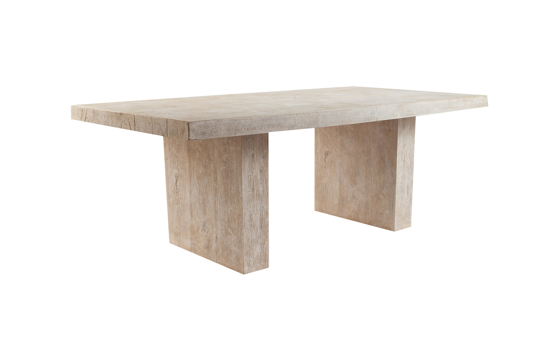 Phillips Collection Old Lumber Dining Table, Roman Stone | Perigold