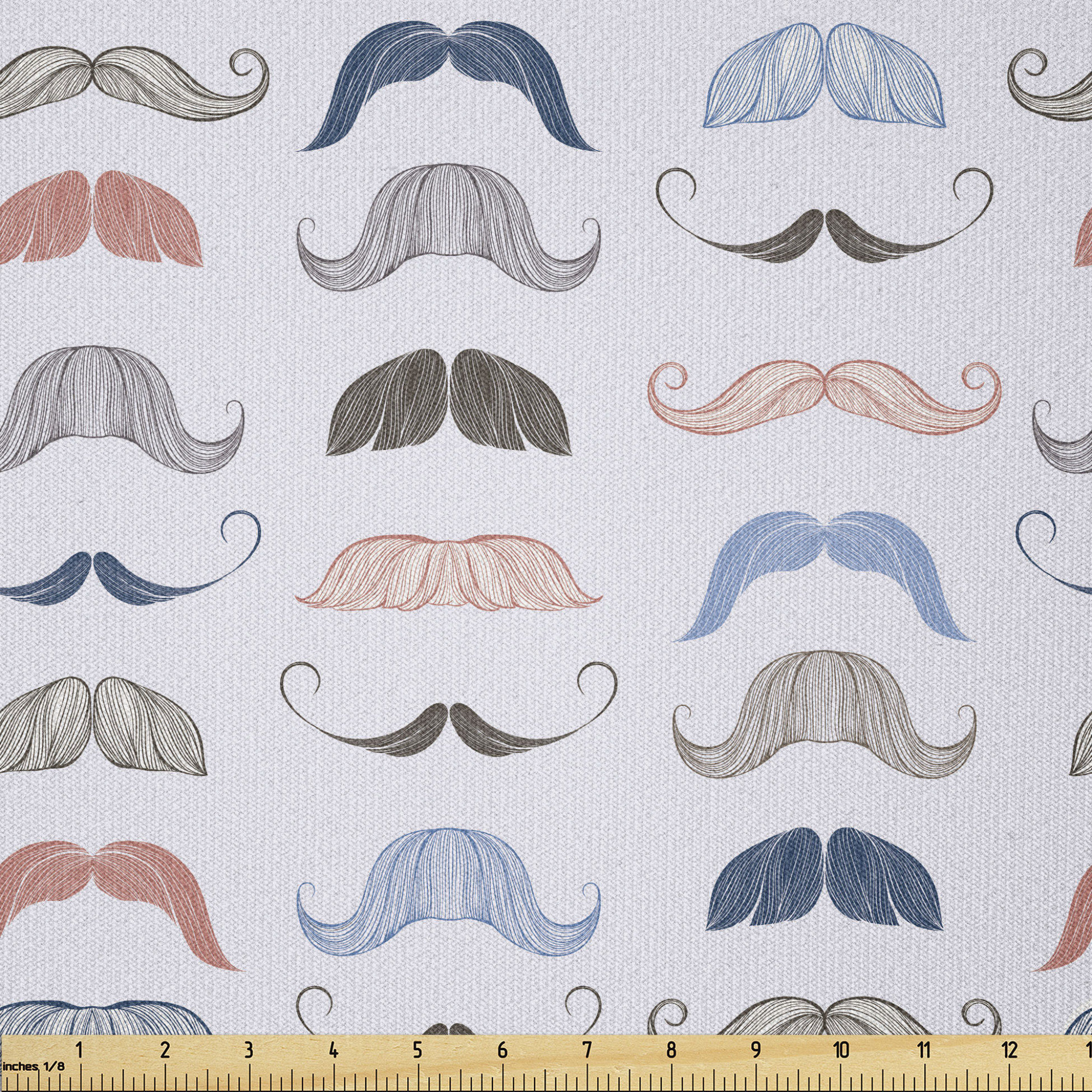 Bless international Ambesonne Retro Fabric By The Yard, Colorful Sketch ...