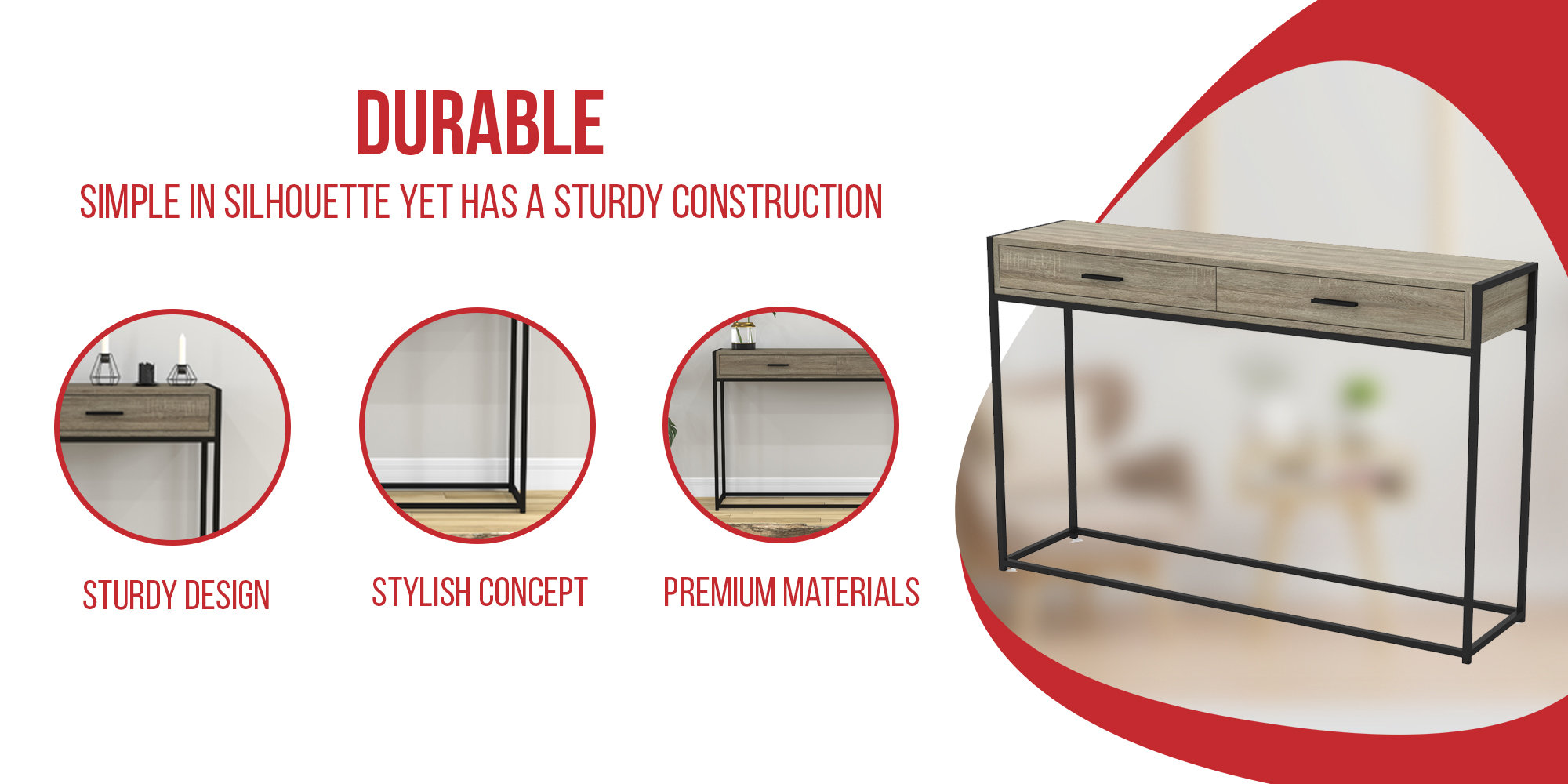 Union Rustic Stroud 48'' Console Table & Reviews - Wayfair Canada