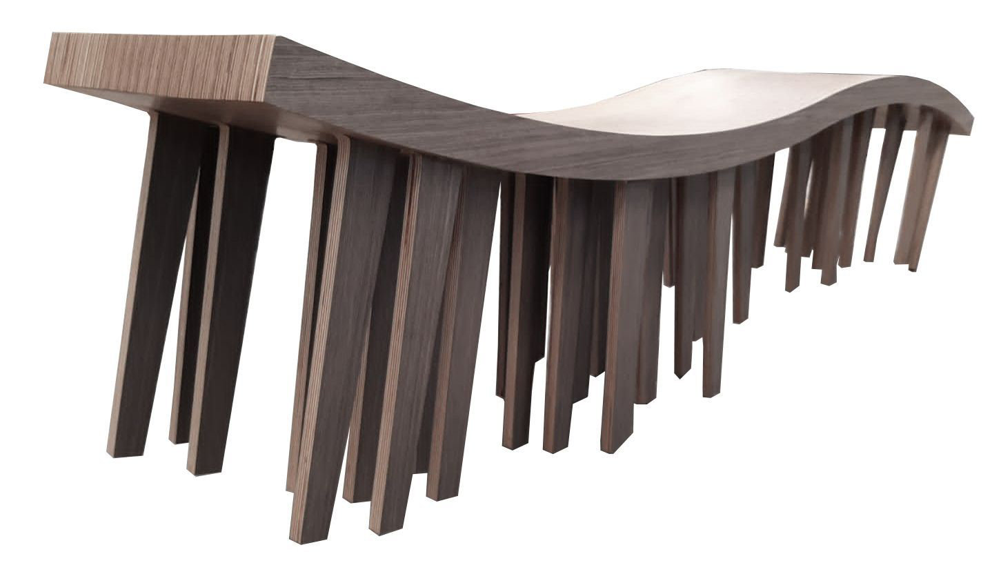 RobertAllenFabric Centipede Bench | Wayfair