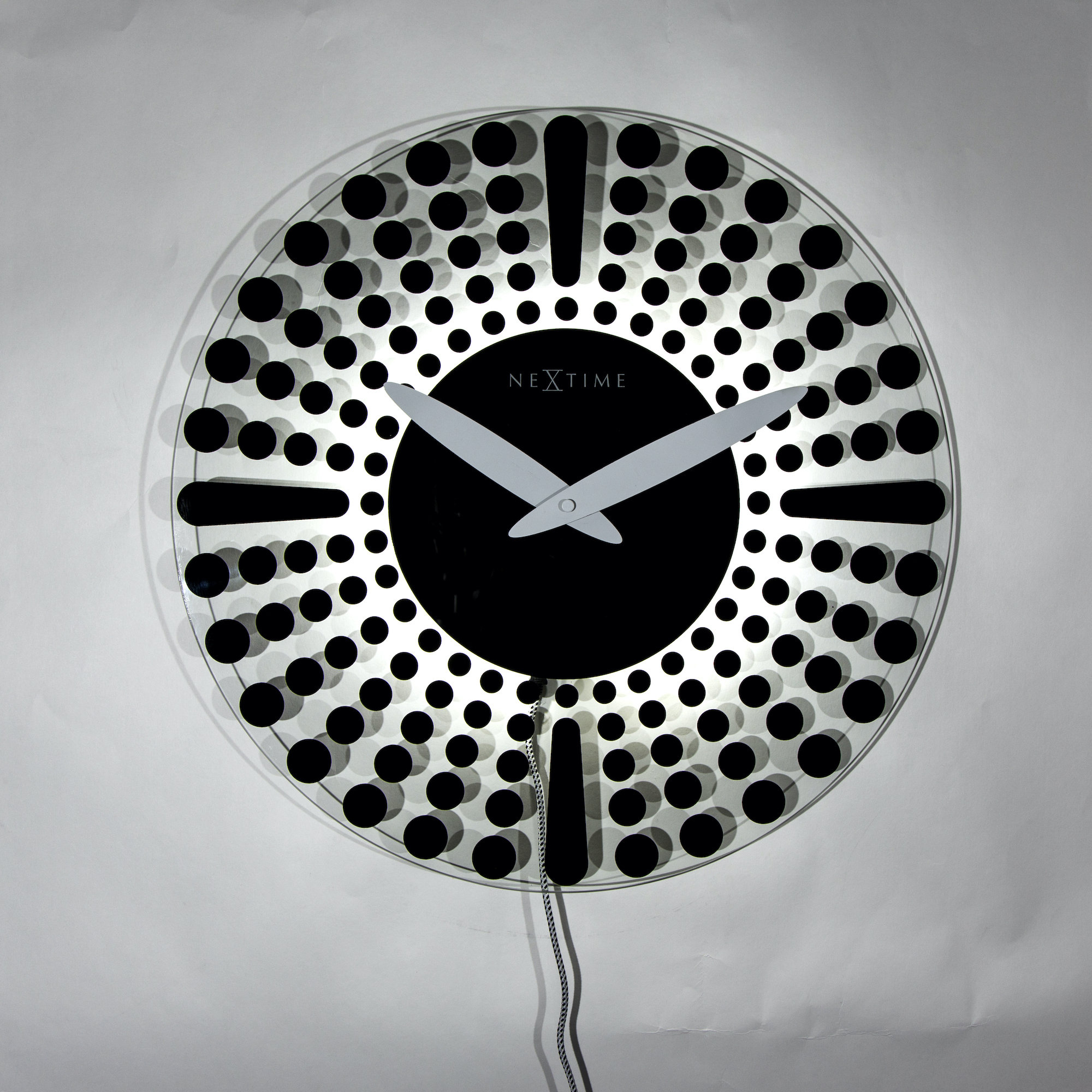 Wrought Studio Gowanda Glass Wall Clock & Reviews | Wayfair